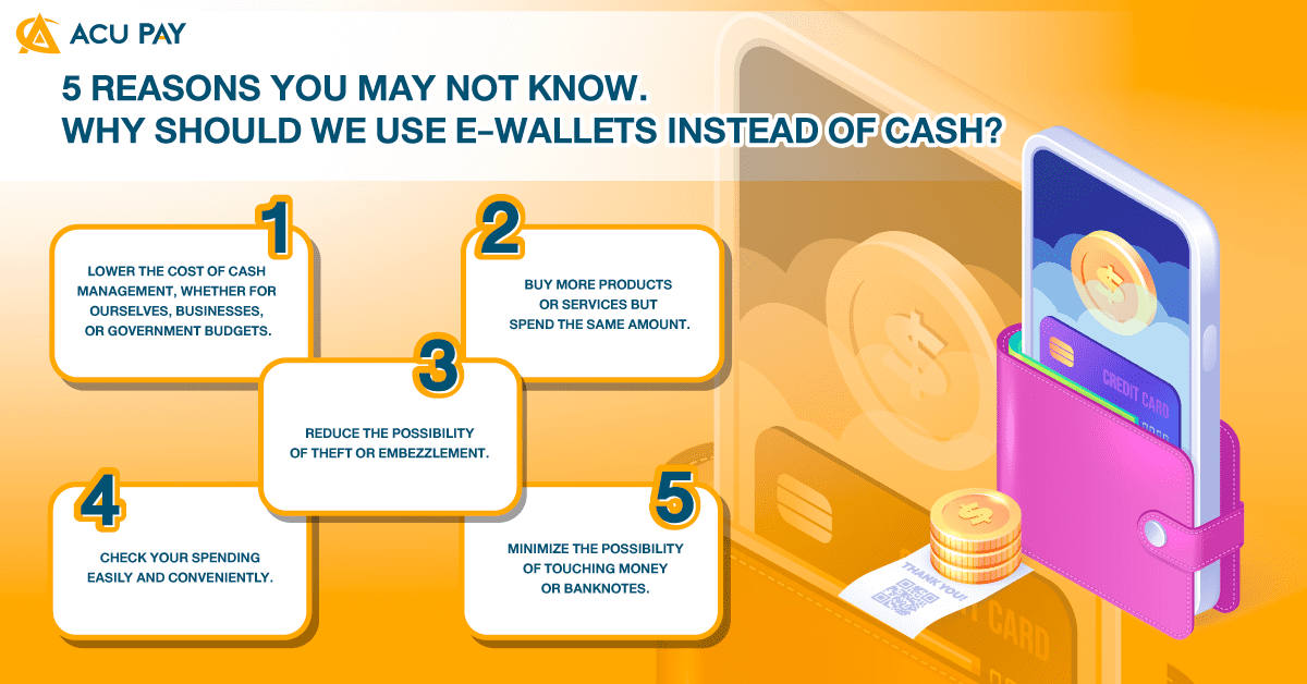 Why should we use e-wallets instead of cash? - ACU MWK